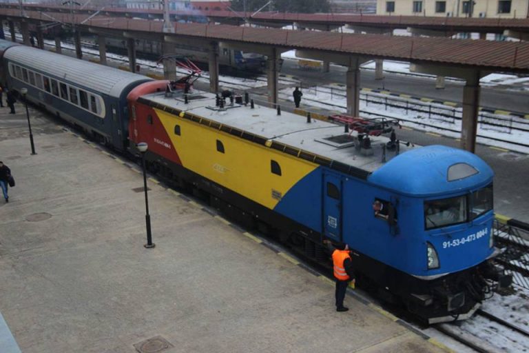 Romanian railways still uses vintage locomotives, rolling stock