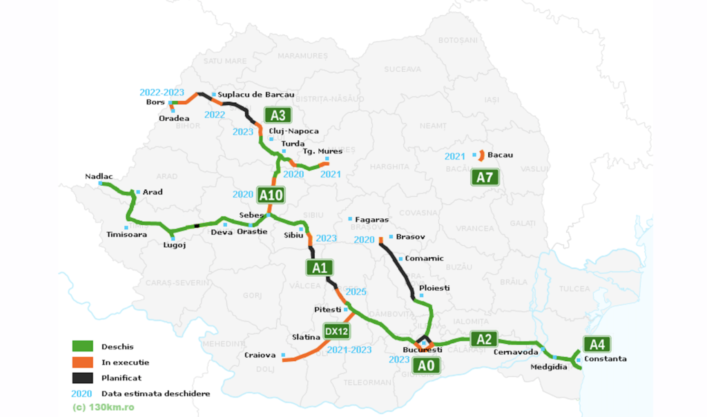 Romanian motorways after 30 years of democracy: Broken promises